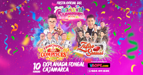 Chechito y Los Cómplices de la Cumbia junto a Zafiro Sensual se Presentarán en la Explanada ...