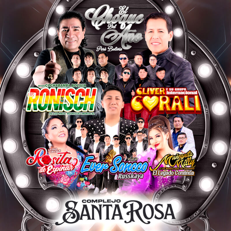 Año Nuevo con Cumbia Sureña: Los Ronisch, Cliver Corali y Ever Soncco Russkaya en el Complejo ...