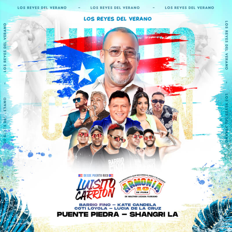 Luisito Carrión desde Puerto Rico, Armonía 10 de Walther Lozada, Barrio ...