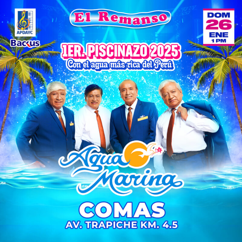 Primer Piscinazo 2025 con el Agua más rica del Perú - VAOPE.com