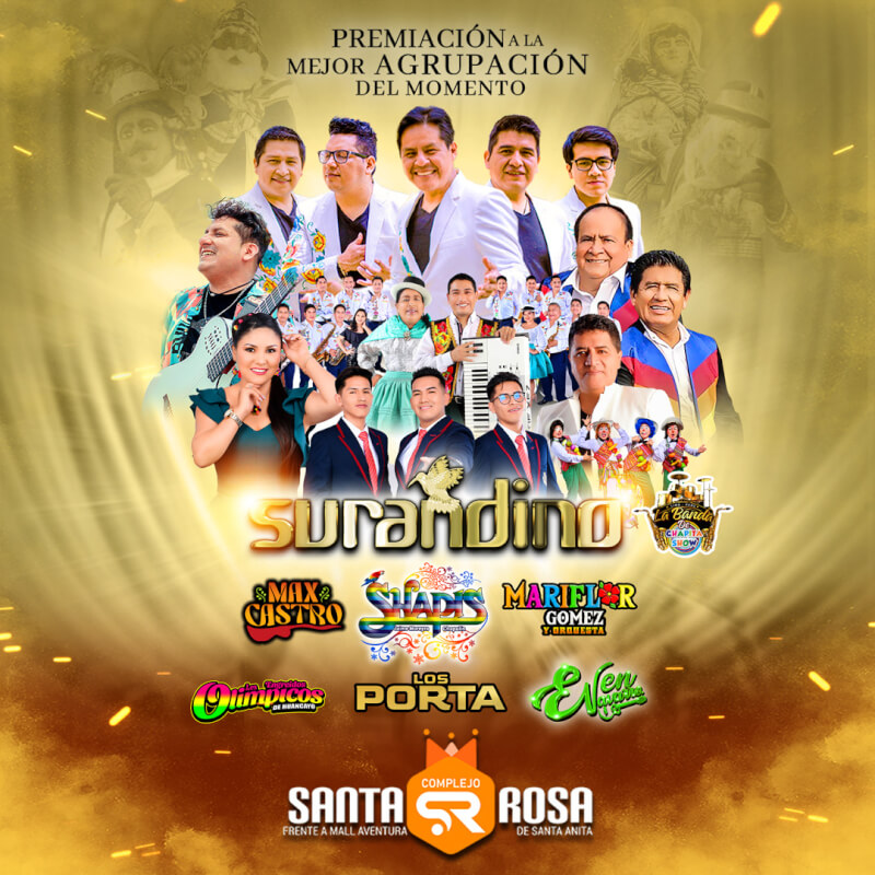 Premiación a la Mejor Agrupación del Momento Surandino en el Complejo Santa Rosa - VAOPE.com