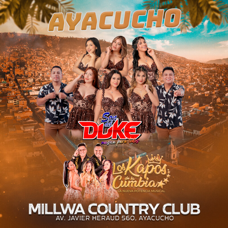 Son del Duke y Los Kapos de la Cumbia en Ayacucho - VAOPE.com