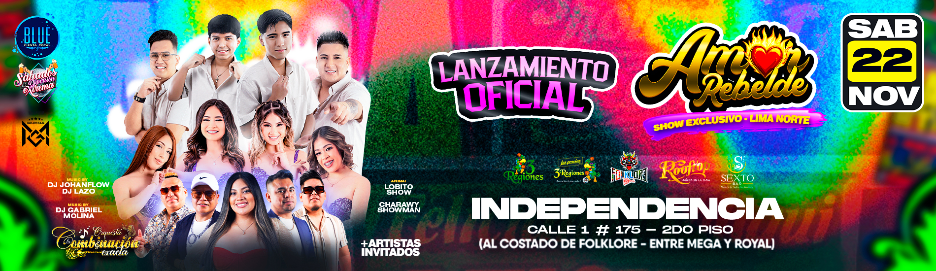 Amor Rebelde y mucho más en Blue Fiesta Total de Independencia - VAOPE.com