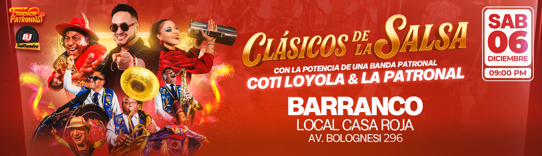 Coti Loyola & La Patronal - Clásicos de la Salsa en Barranco - VAOPE.com