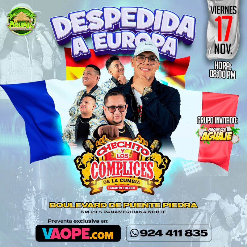 Chechito y Los Cómplices de la Cumbia en el Aguaje - VAOPE.COM