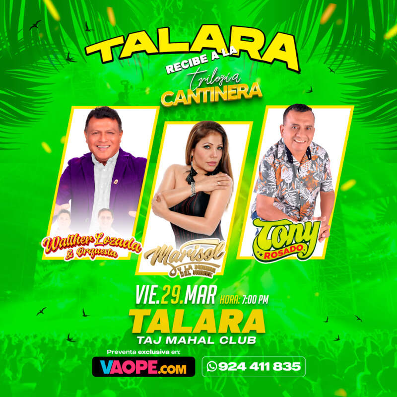 Marisol, Tony Rosado y Walther Lozada Orquesta en Talara como la ...