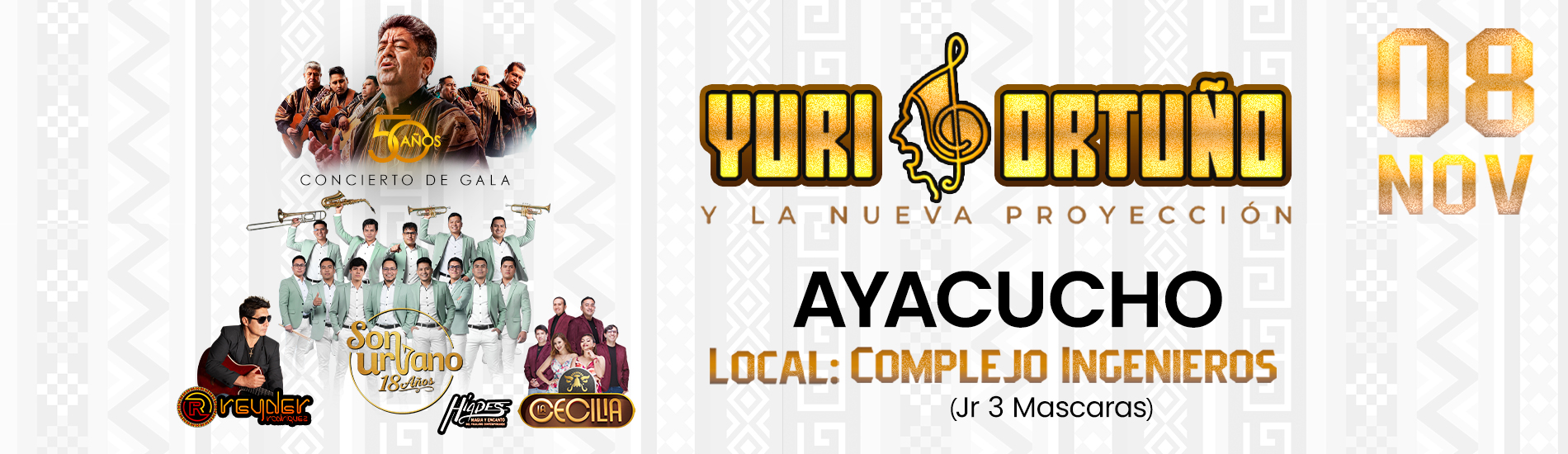 Yuri Ortuño y La Nueva Proyección, El 18° Aniversario de Son Urbano y ...