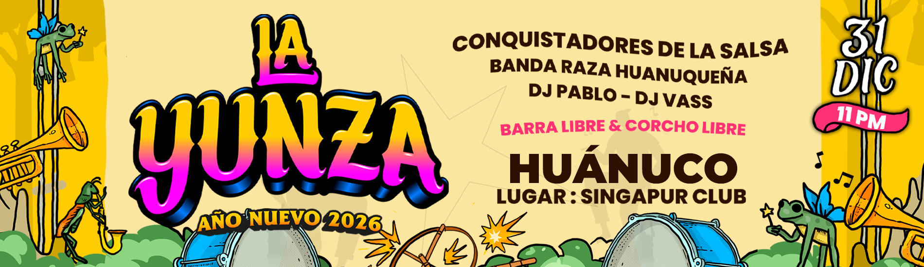 La Yunza Año Nuevo 2026 en Huánuco - vaope